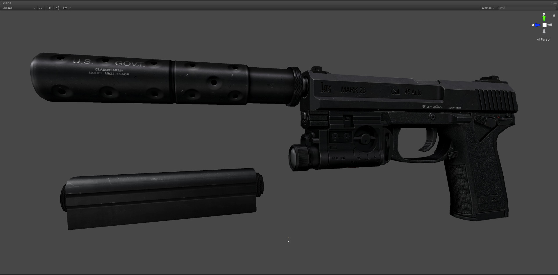 Mk23 Mod 0 [3D Models]