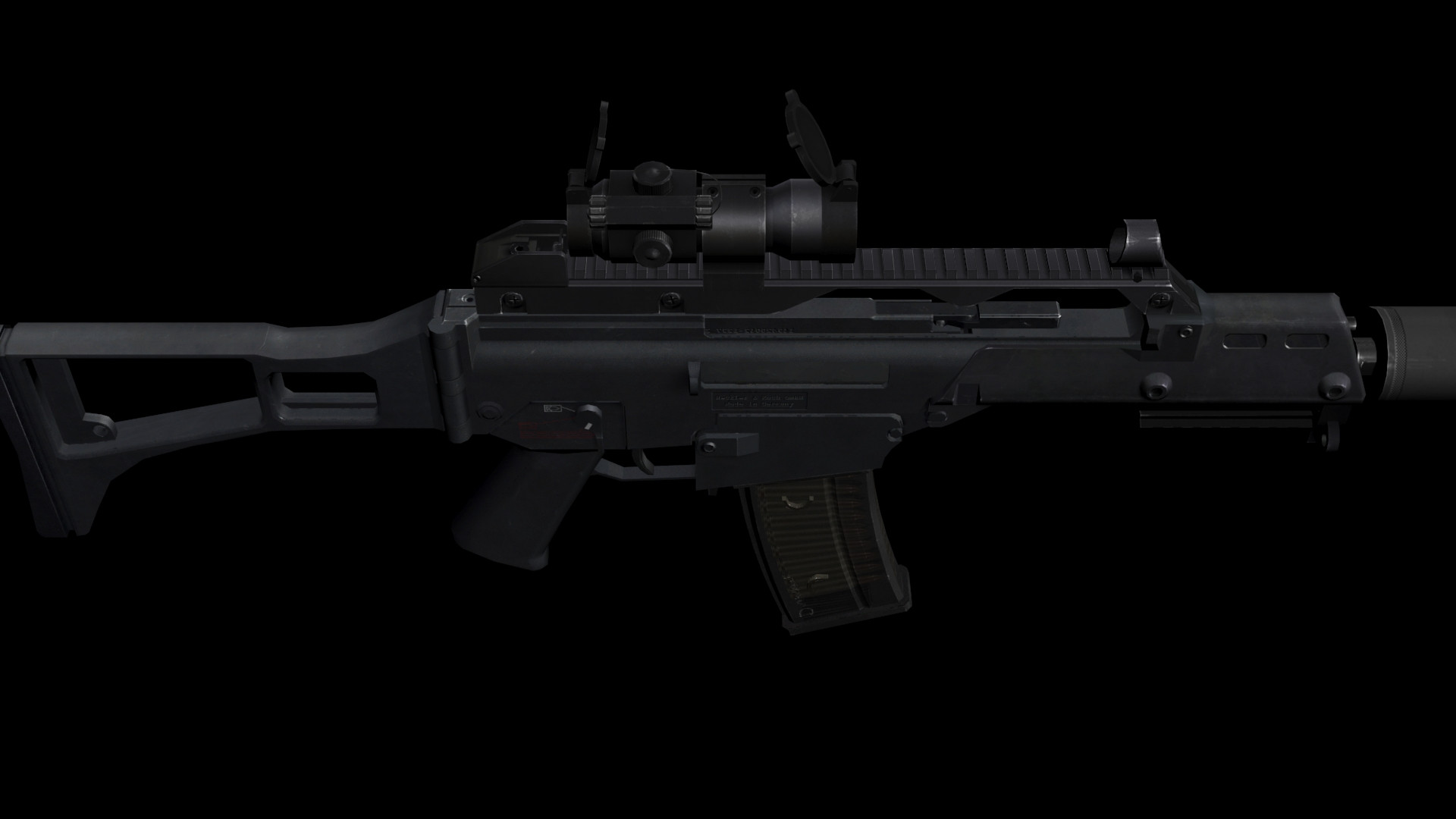 G36C with Aimpoint and Silencer [3D Models]