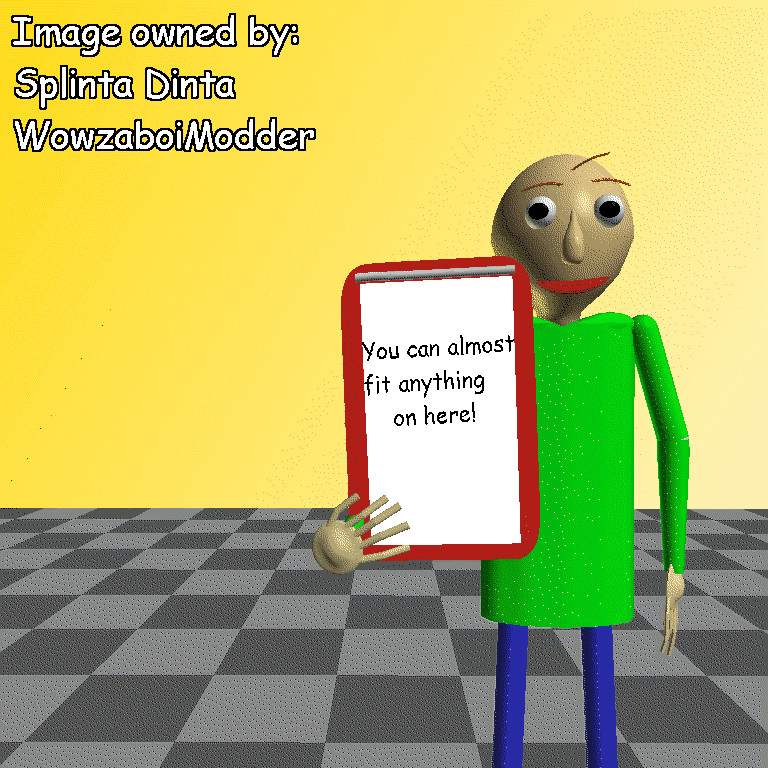 Baldi's 3D Anim8or Model V5 [3D Models]