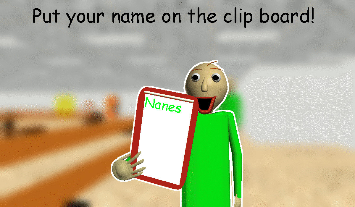 Baldi Anim8or Model (V4.33) [3D Models]