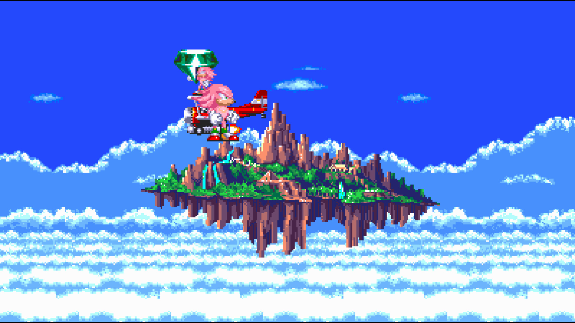 Custom Super Knuckles Sprites [Sonic 3 A.I.R] [Skin Mods]