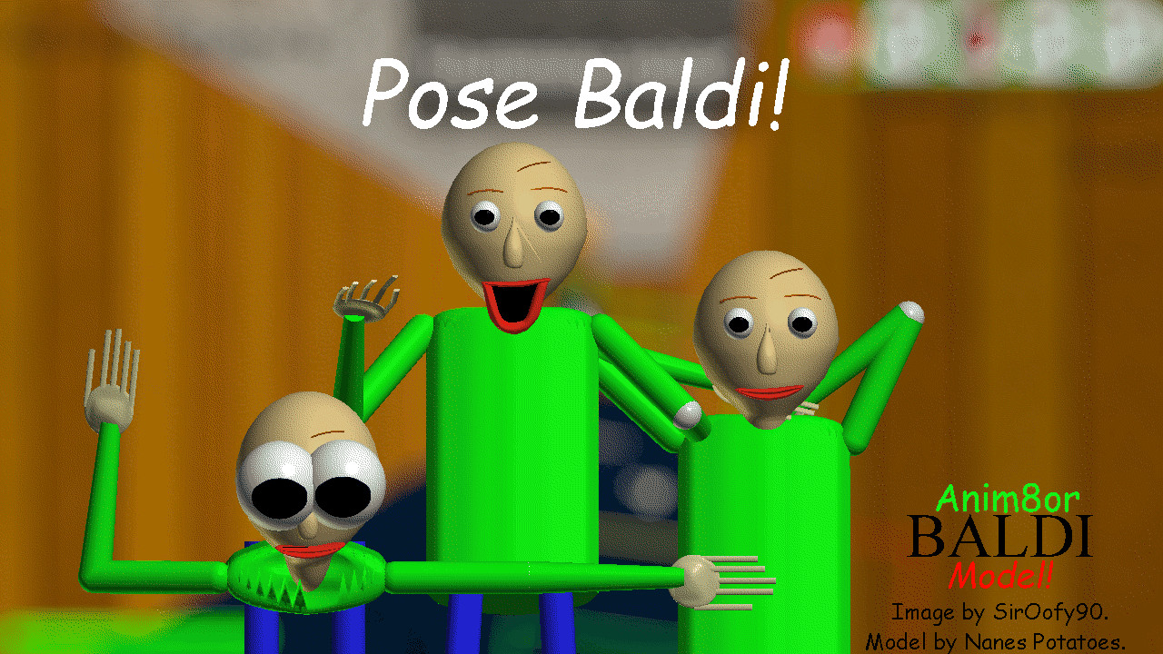 An8 BBIEAL Baldi Model REMAKE [3D Models]