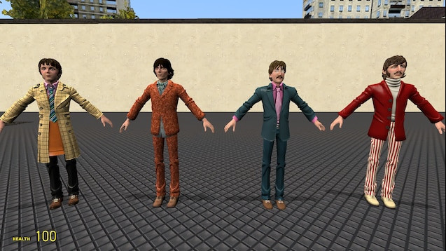 The Beatles models for main characters [Half-Life 2] [Requests]