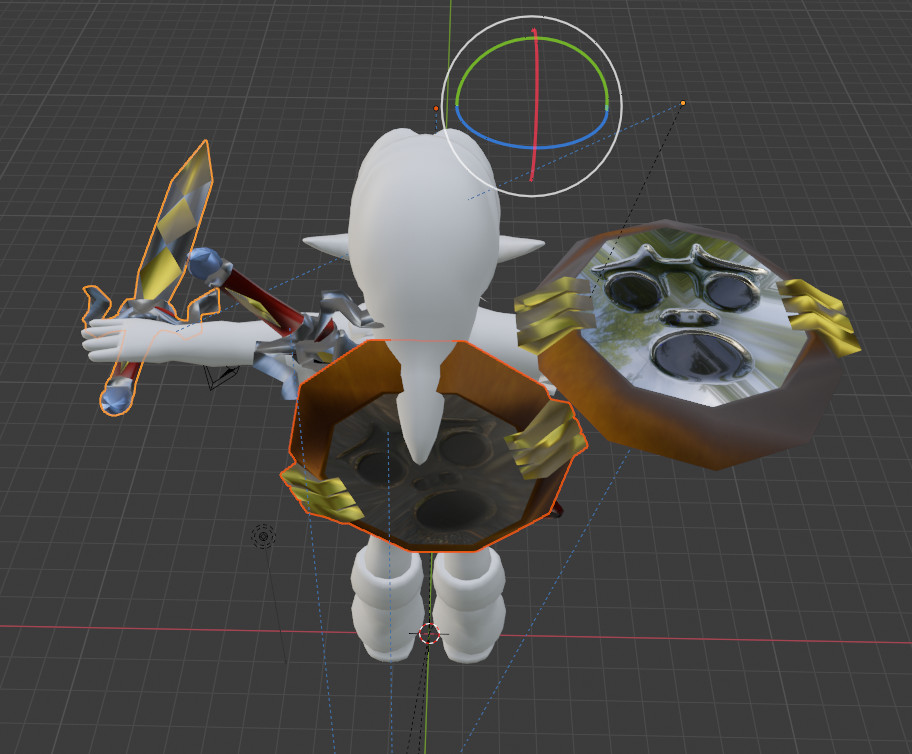 Donating almost-finished assets of Young Link with Mirror Shield/Gilded Sword [Super Smash Bros ...