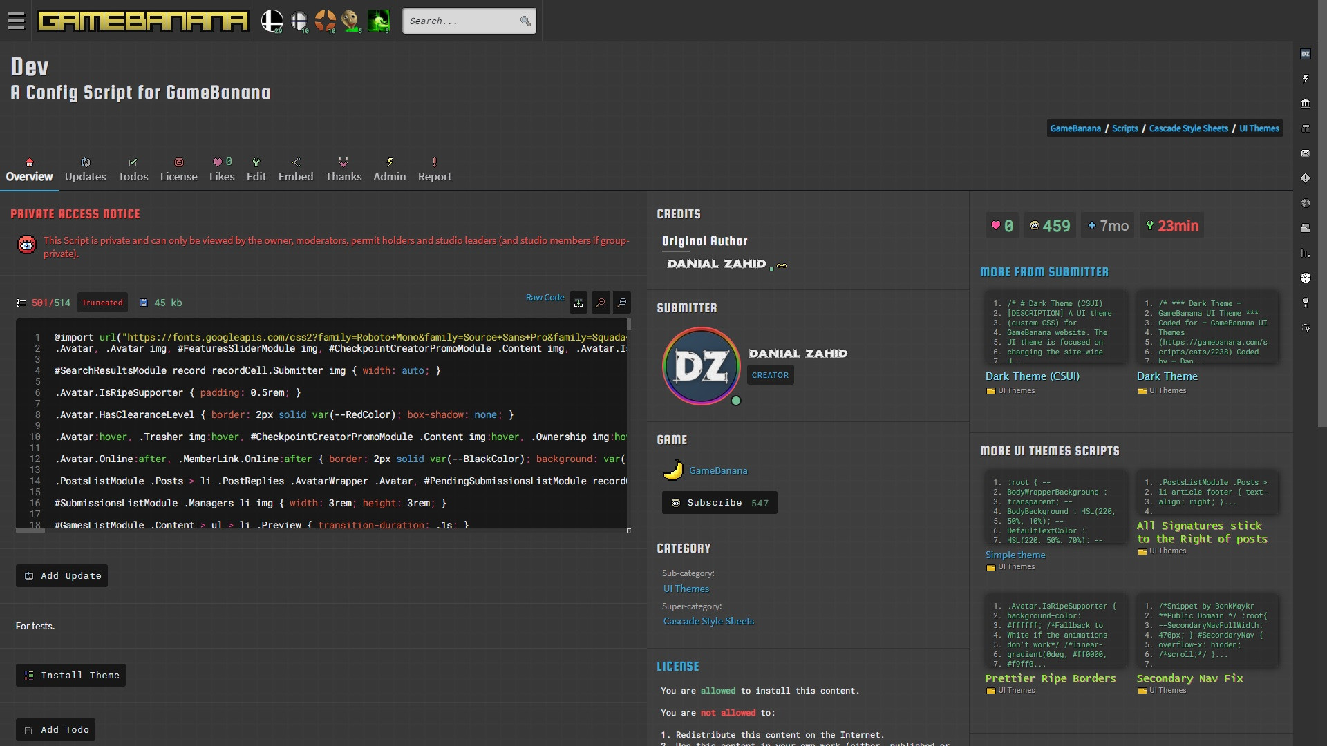 Checkpoint Theme [GameBanana] [Config Scripts]
