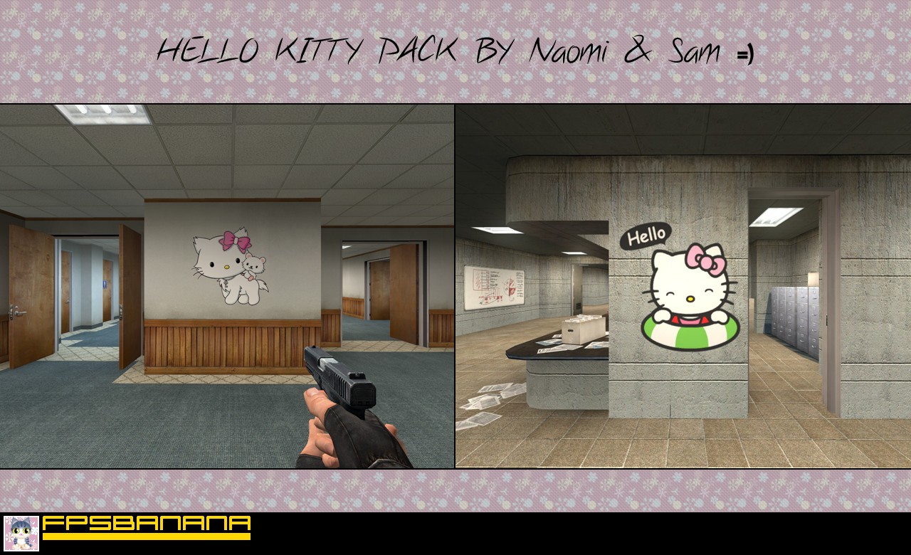 Hello Kitty Pack [Counter-Strike: Source] [Sprays]