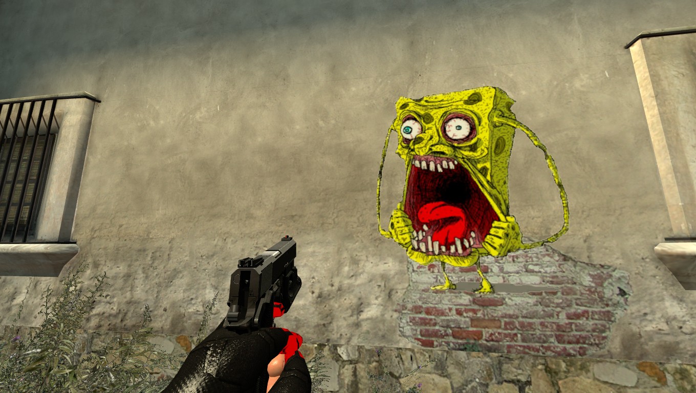 SpongeBob is a Freak [Counter-Strike: Source] [Sprays]
