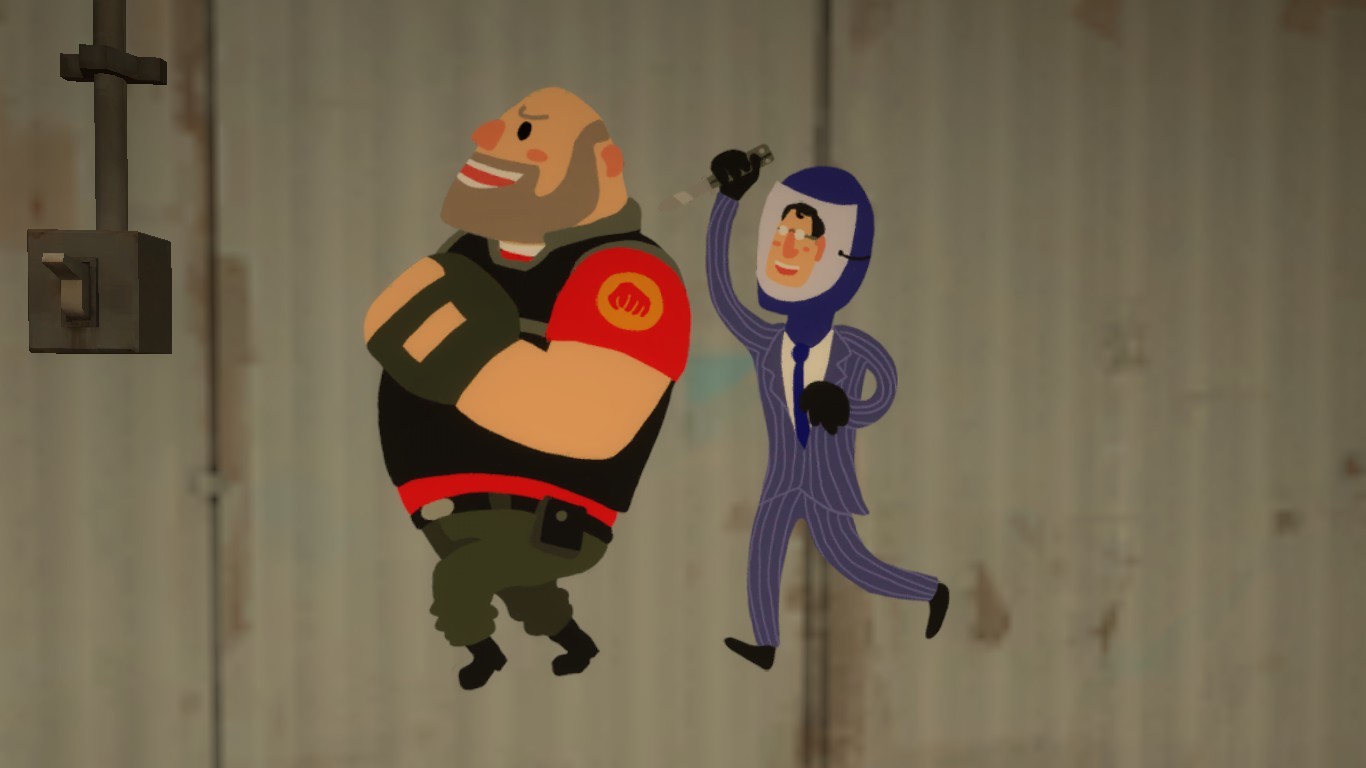 Fading Heavy/Medic [Team Fortress 2] [Sprays]