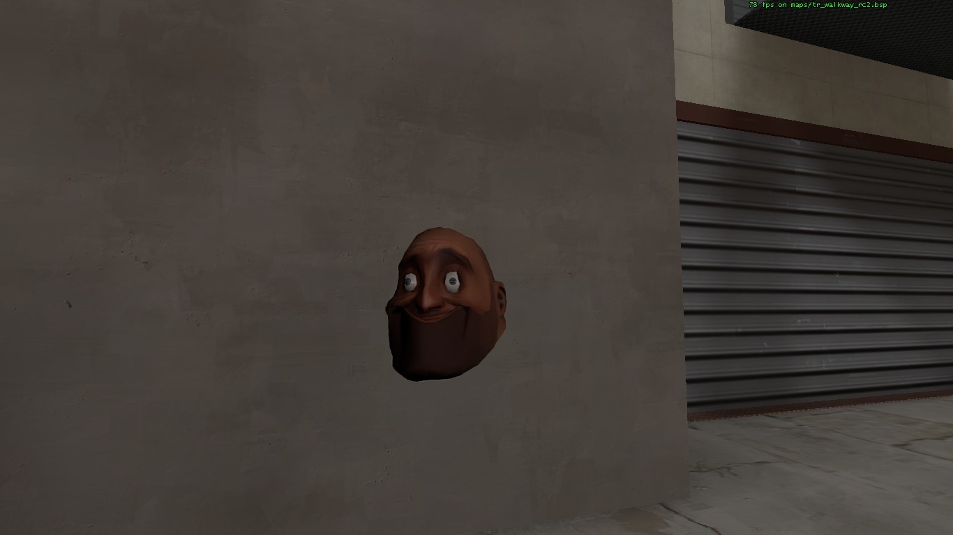 Smiling Heavy Head [Team Fortress 2] [Sprays]