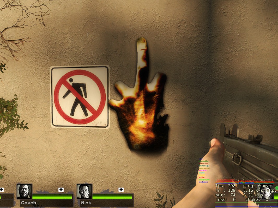 The Finger [Left 4 Dead 2] [Sprays]