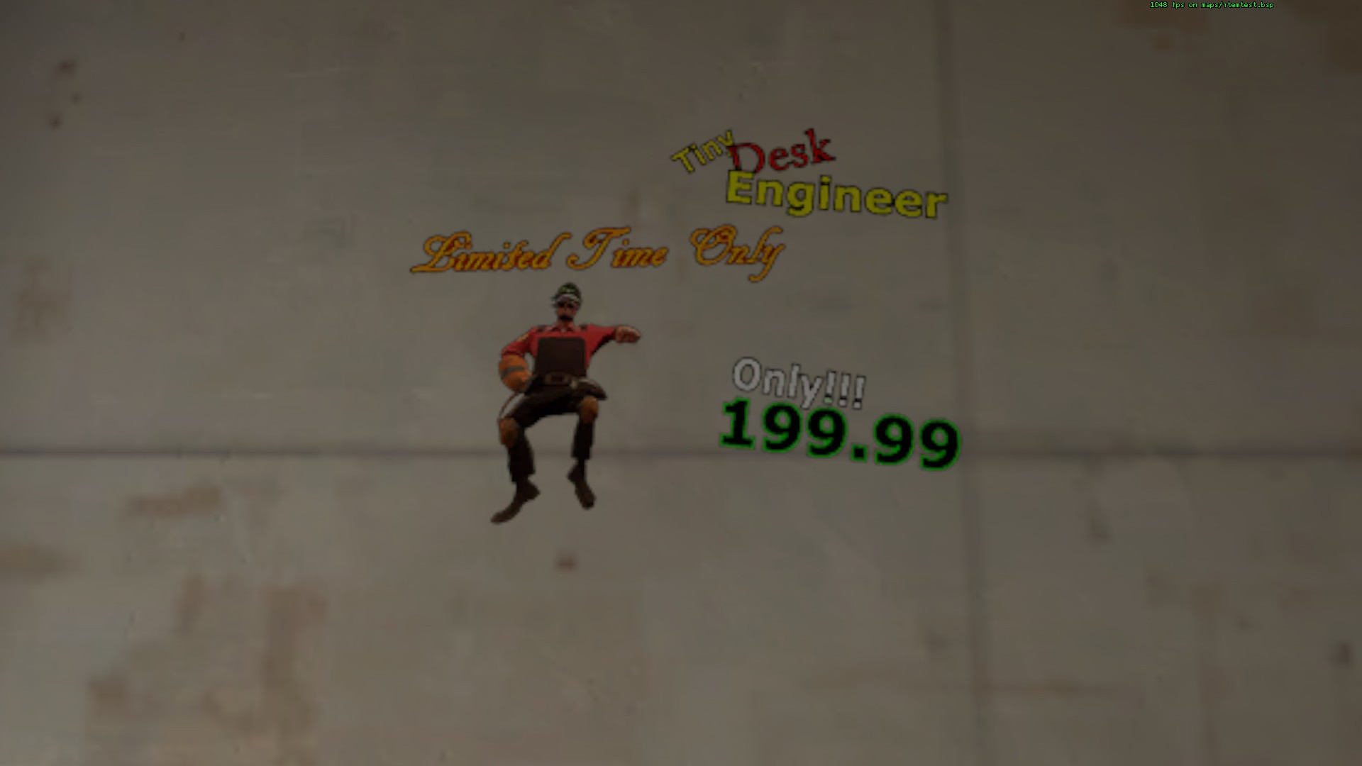 Limited Tiny Desk Engineer [Team Fortress 2] [Sprays]