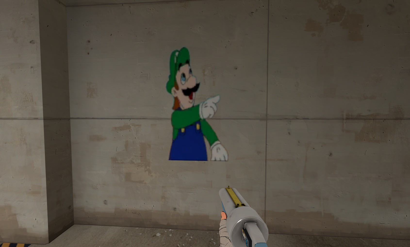 Luigi Pointing [Team Fortress 2] [Sprays]