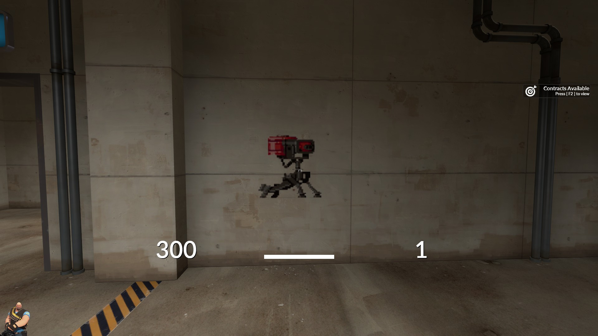 Sentry pixel art (transparent background) [Team Fortress 2] [Sprays]