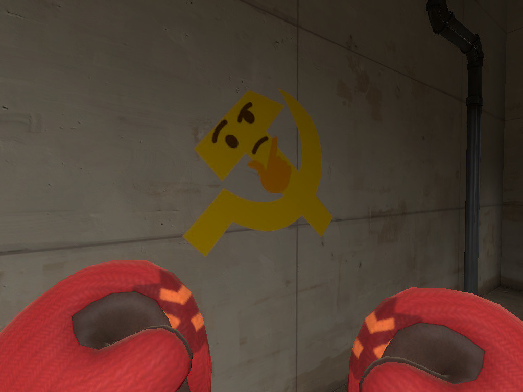 Communist Thinking Emoji [Team Fortress 2] [Sprays]