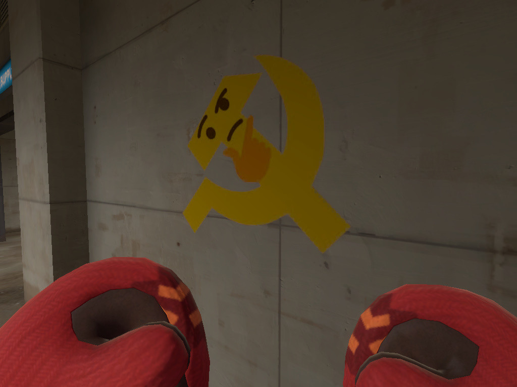 Communist Thinking Emoji [Team Fortress 2] [Sprays]