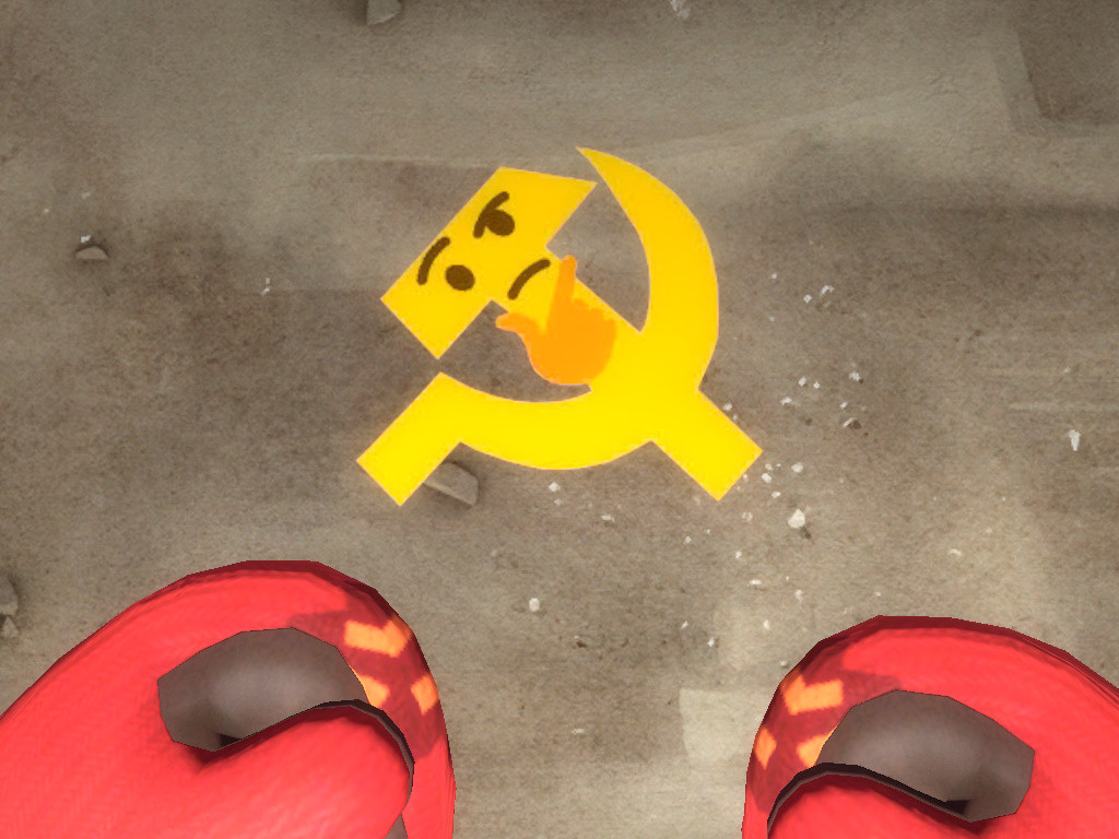Communist Thinking Emoji [Team Fortress 2] [Sprays]