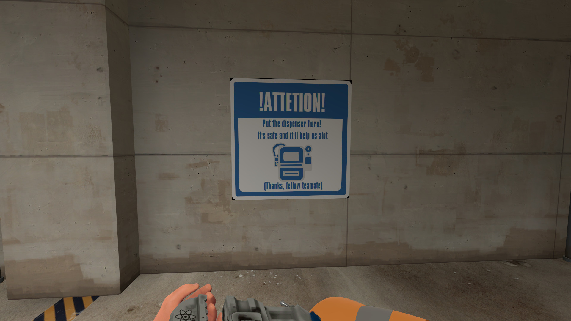 Put the Dispenser here [Team Fortress 2] [Sprays]