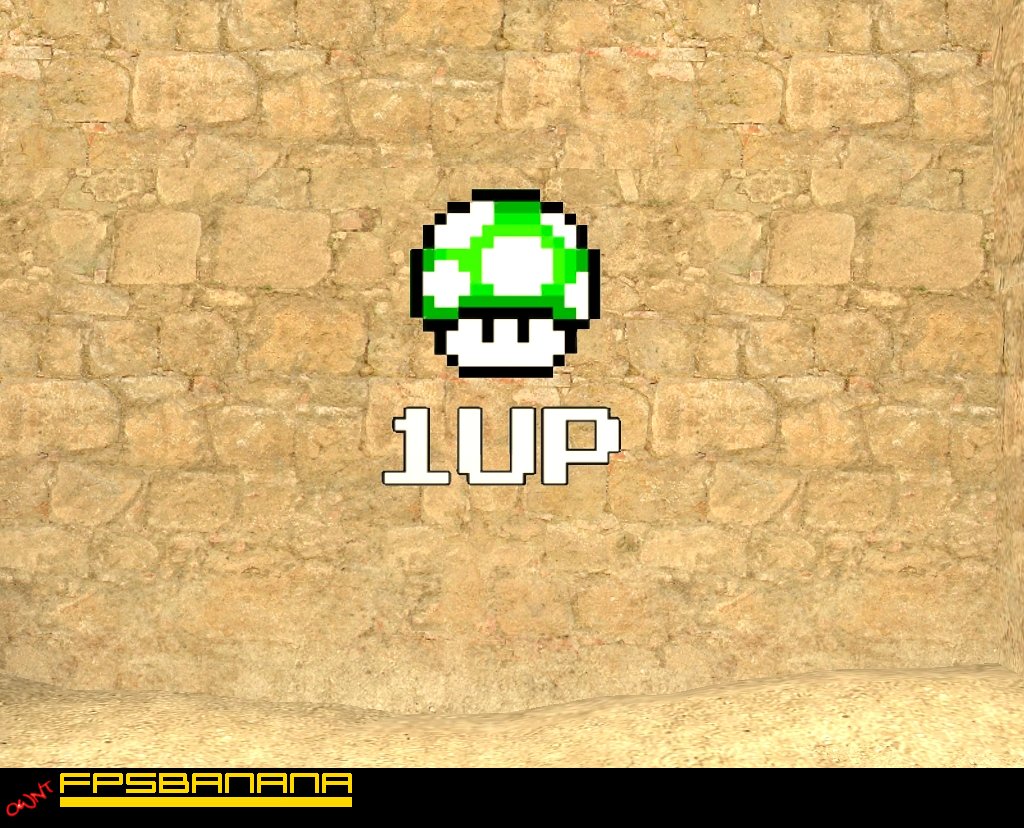 1UP Mushroom [GameBanana] [Sprays]