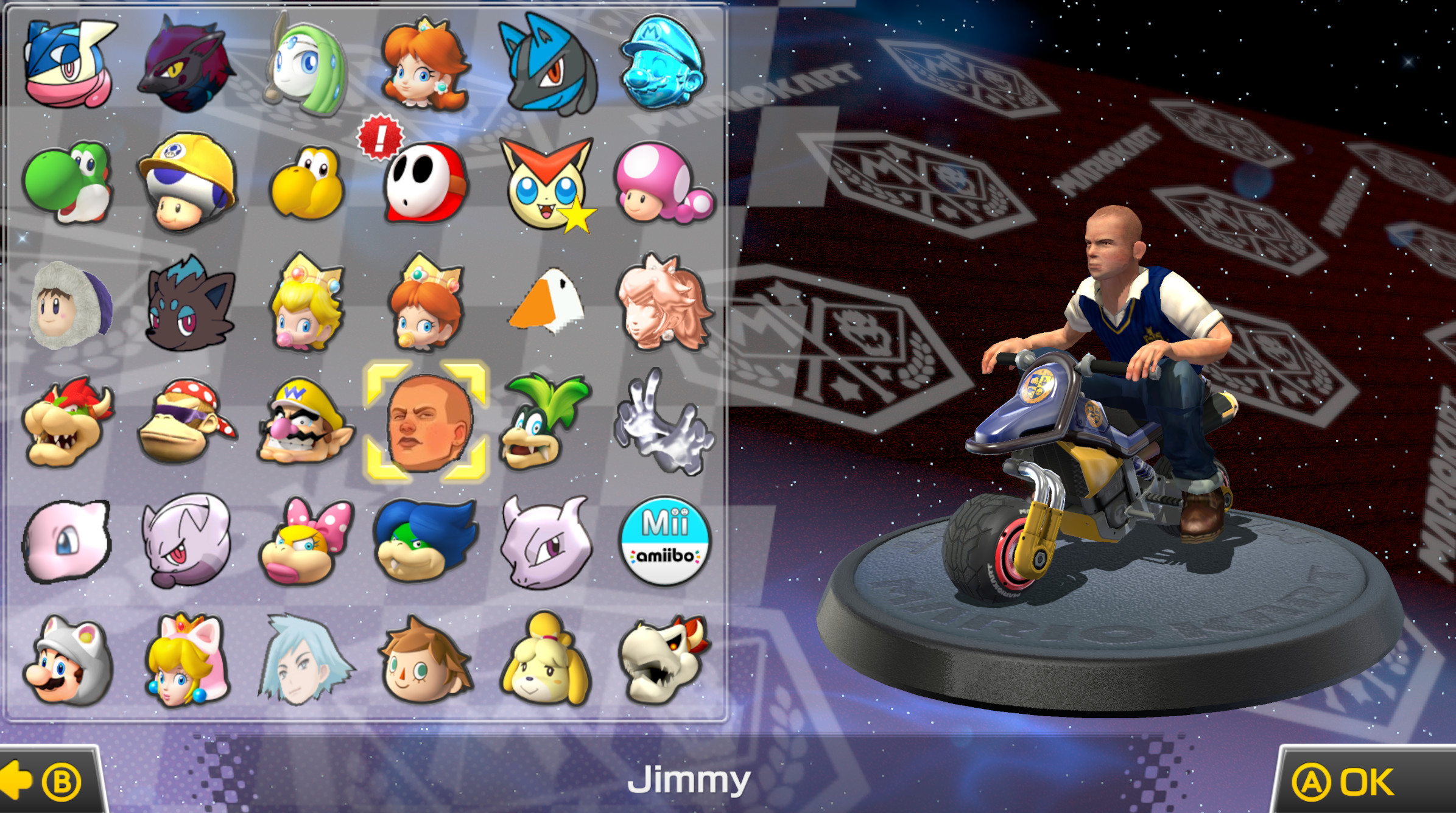 How to change the menu backround colour [Mario Kart 8] [Tutorials]