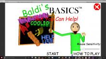 80's Cartoon Style Font [Baldi's Basics] [Texture Mods]