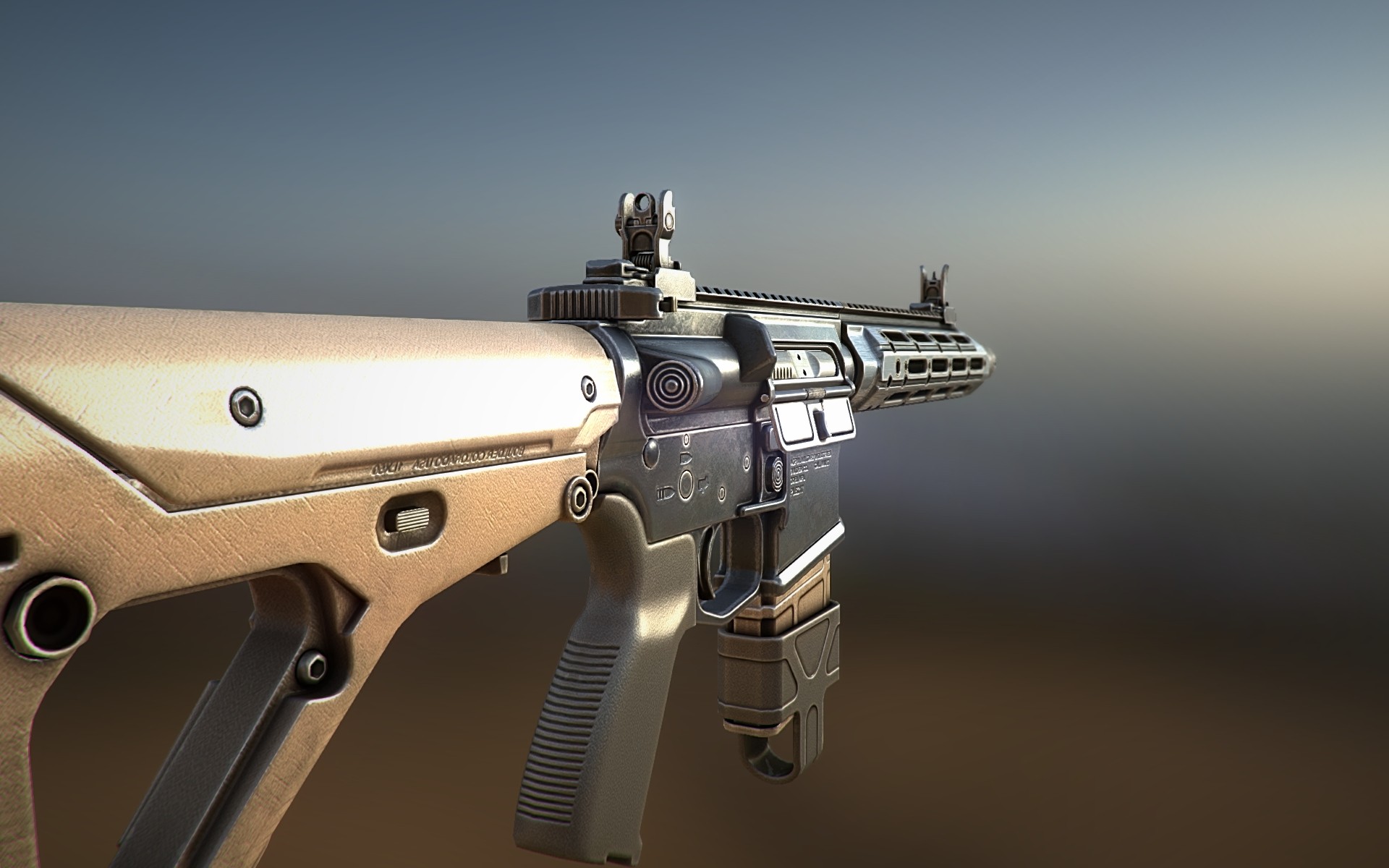 Texturing Broke's AR15 V2 [Counter-Strike: Source] [Works In Progress]