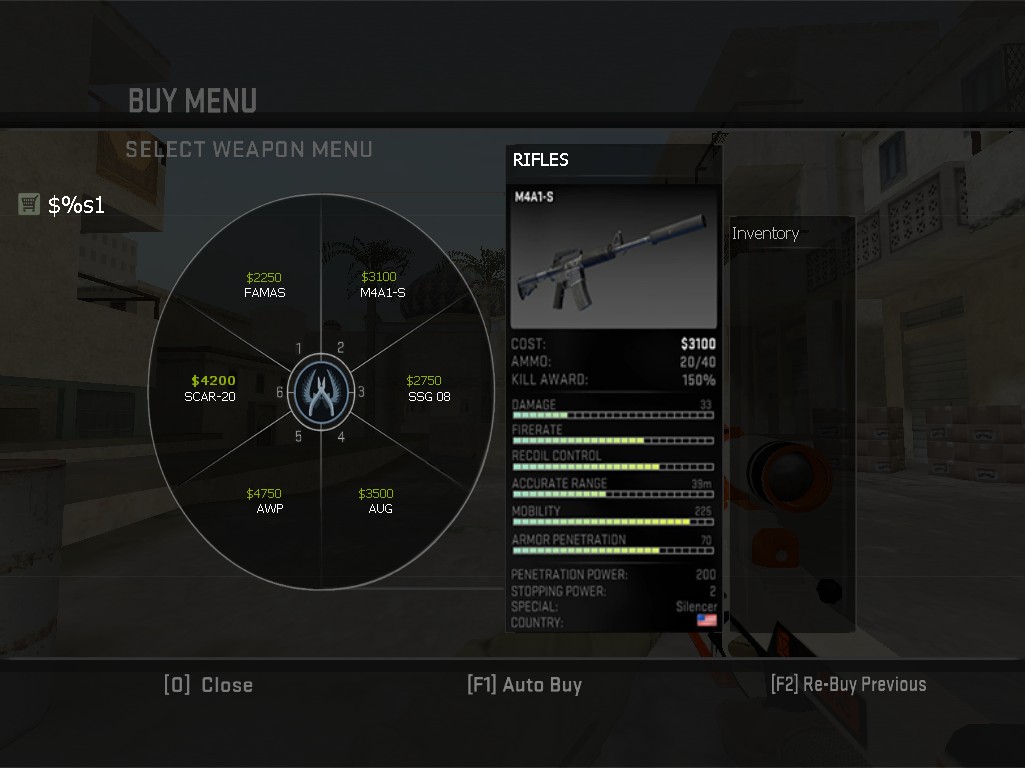 CS:GO Buy menu for CS 1.6 [Counter-Strike 1.6] [Works In Progress]