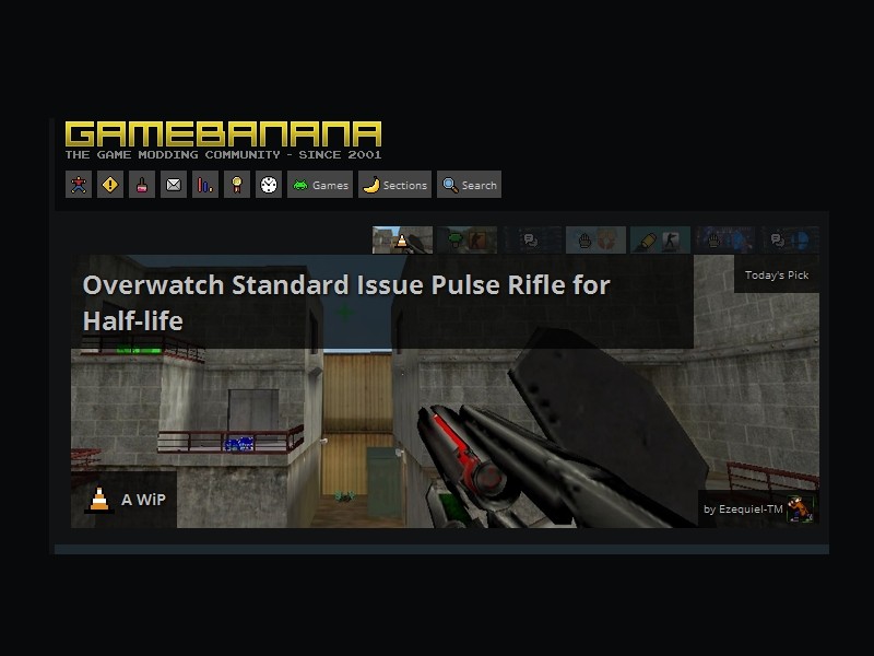 Overwatch Standard Issue Pulse Rifle for Half-life [Half-Life] [Works ...