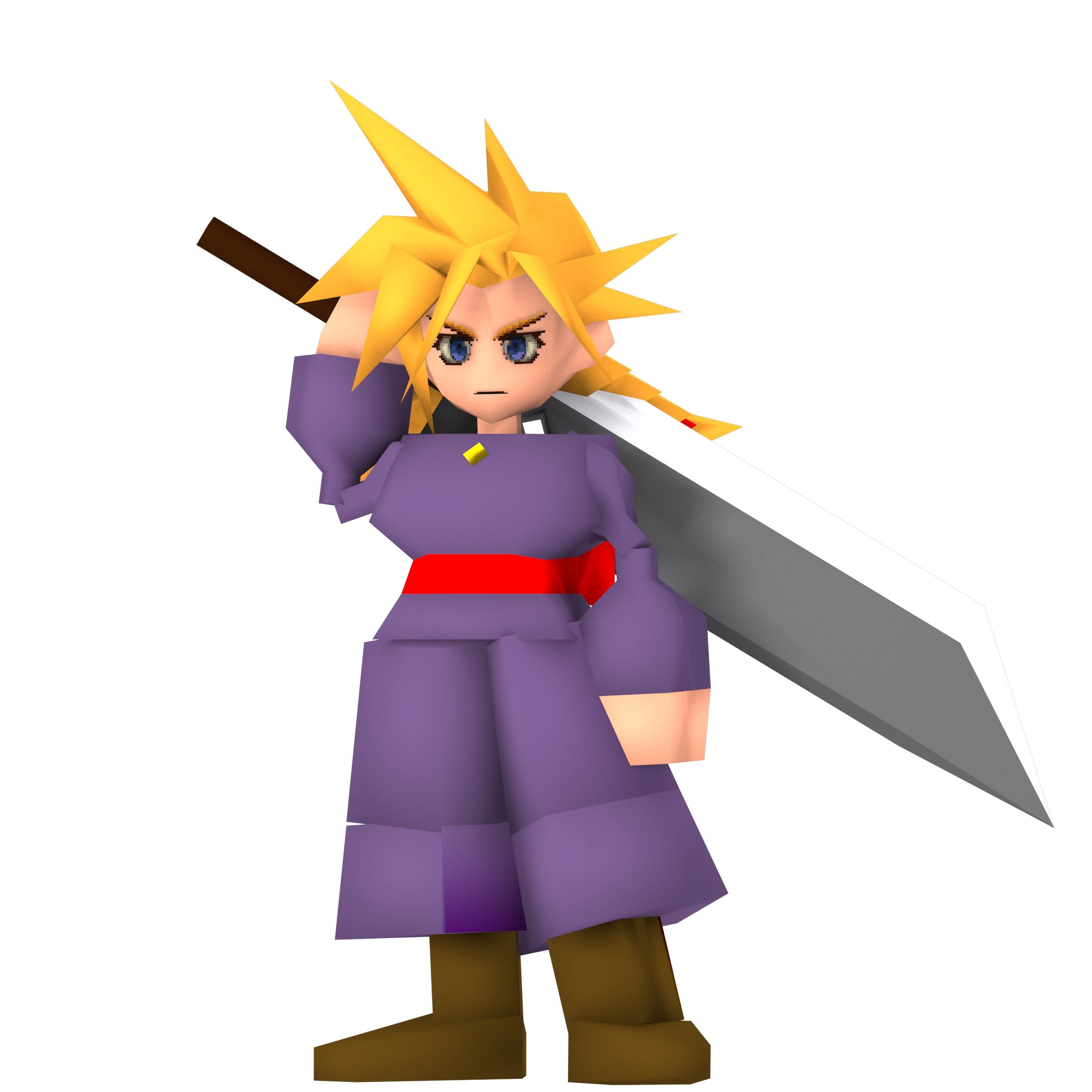 FF7 Overworld Cloud Pack [Super Smash Bros. (Wii U)] [Works In Progress]