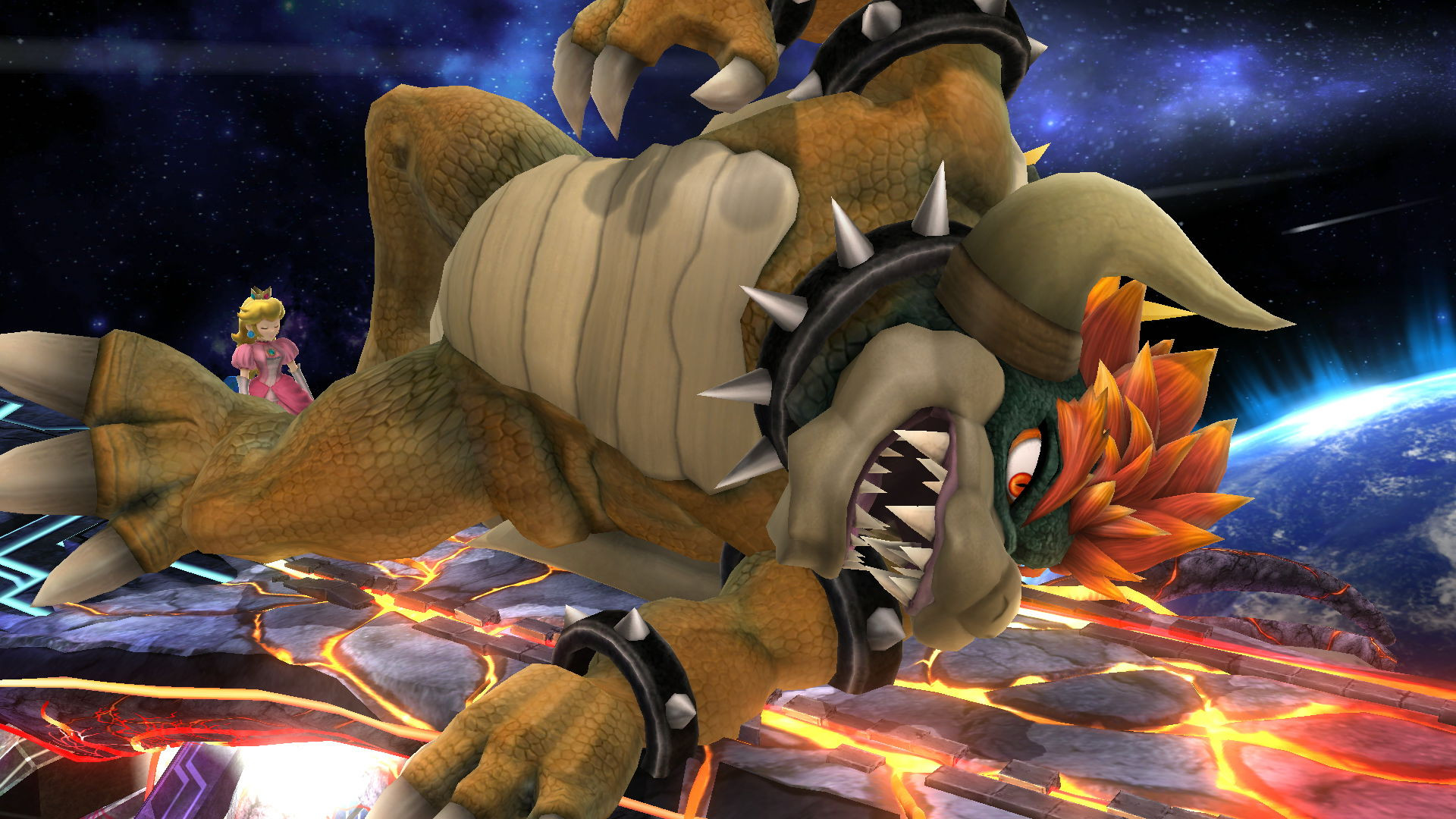 Flinching Giga Bowser [Super Smash Bros. (Wii U)] [Works In Progress]