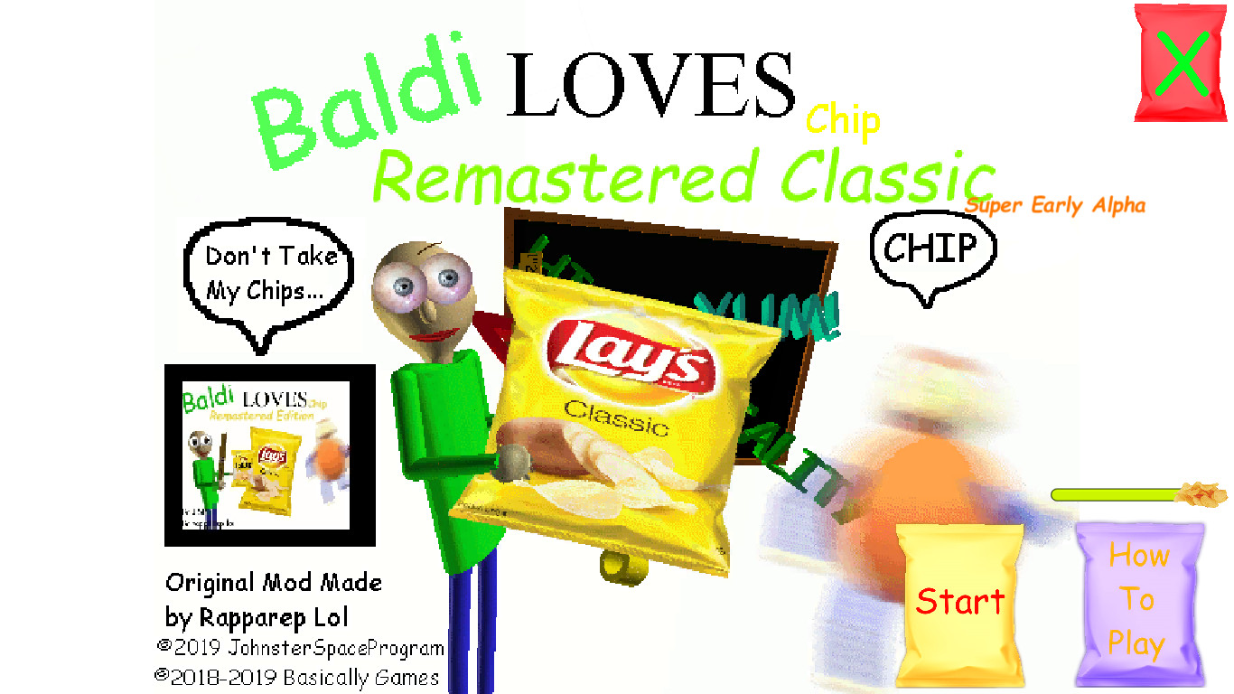 Baldi Loves Chips: Remastered Classic [Baldi's Basics] [Works In Progress]