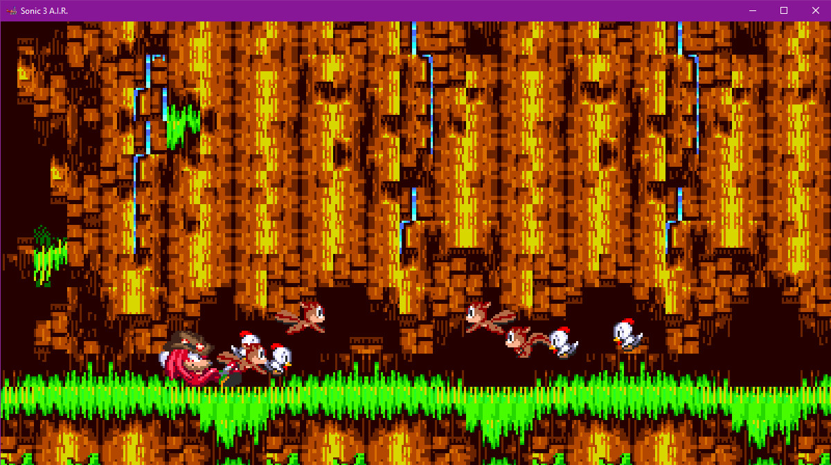 OVA Knuckles in Sonic 3 AIR [Sonic 3 A.I.R.] [Works In Progress]